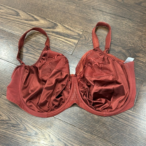 Elomi | Intimates & Sleepwear | Elomi Red Brick Full Cup Bra Plus ...